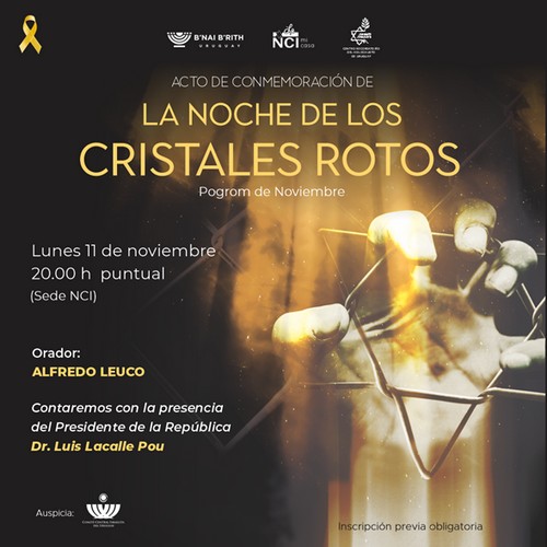 11 de noviembre: La Noche de los Cristales Rotos. - CCIU